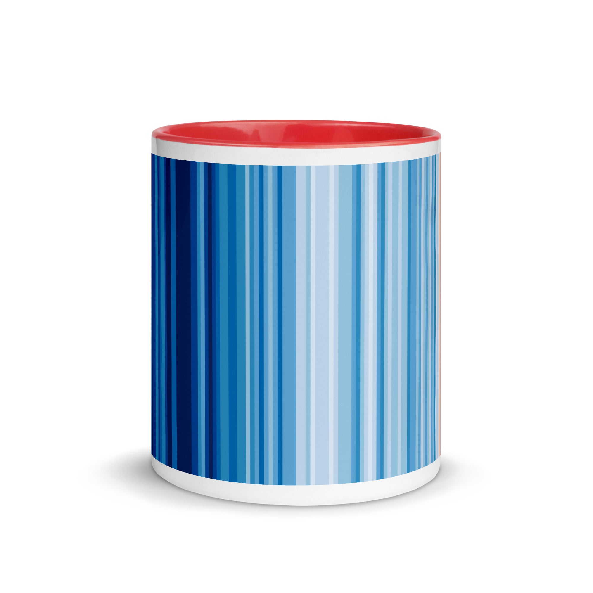 Climate Change Global Warming Stripes - Sustainably Made Coffee Mug